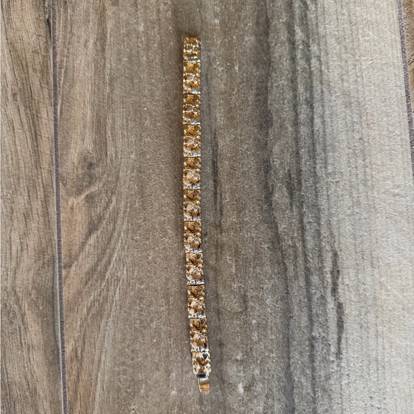 Jewelry | Vintage Gold Plated Nugget Tennis Bracelet | Poshmark
